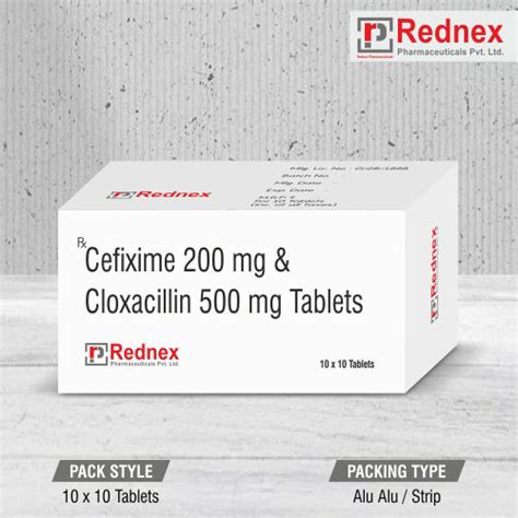 Cefixime 200 Mg And Cloxacillin 500 Mg Tablets Storage Dry Place At