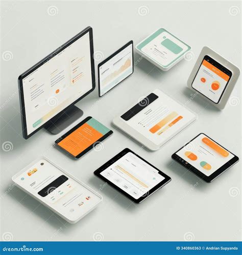 Modern Dashboard Ui Ux Kit Design Vector Illustration Cartoondealer