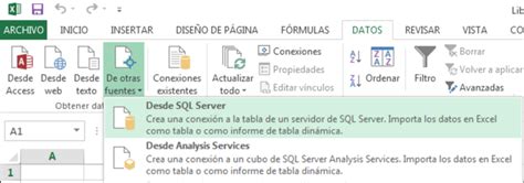 Creación De La Conexión Desde Sql Server A Excel Para La Creación Del