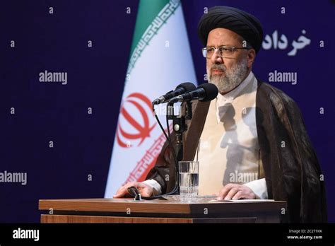 Seyed Ebrahim Raeisi The President Of Islamic Republic Of Iran Stock