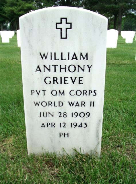 William Anthony Grieve 1909 1943 Find A Grave Memorial