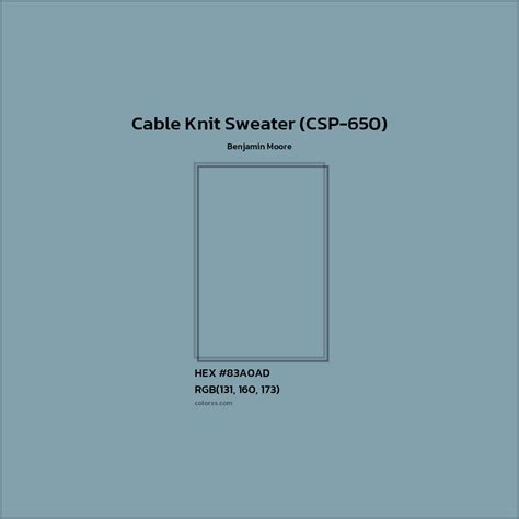 Benjamin Moore Cable Knit Sweater Csp 650 Paint Color Codes Similar