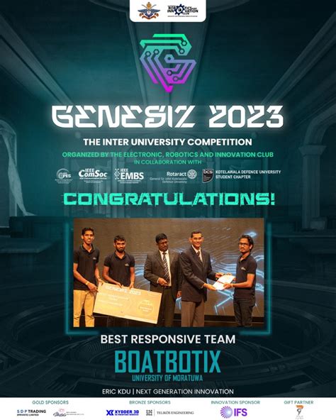 Yasantha Niroshan On Linkedin Genesiz2023 Genesiz2023 Erickdu Uom