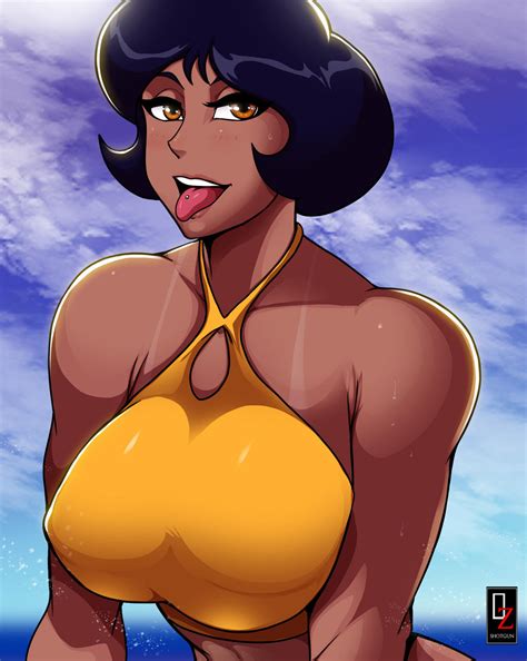 Rule 34 1girls Alex Totally Spies Big Breasts Brown Body Brown Skin