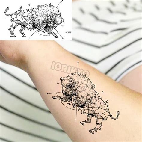 Geometric Lion Tattoos