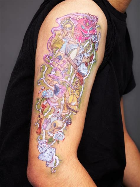 Alice In Wonderland Tattoos Designs Ideas And Meaning Tattoos For You