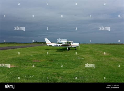 Reims Cessna F G Bhai At Perth Airport Scotland Stock Photo Alamy