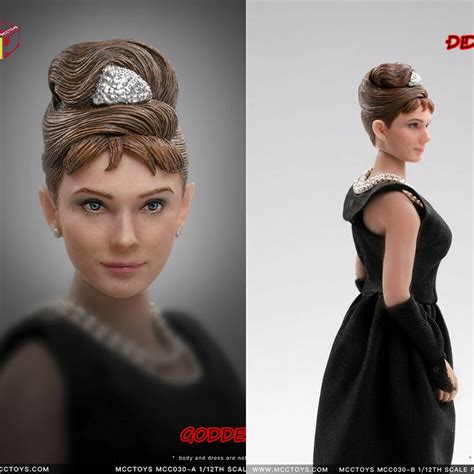 Mcctoys 112 Audrey Hepburn Head Sculpt Model Mcc030a For 6 Inch