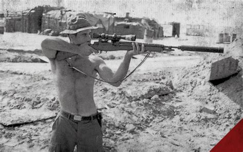 Marine Sniper Carlos Hathcock Vietnam Marine Sniper