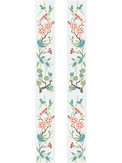 岁寒三友仿妆花眉子｜已出 花瓣网