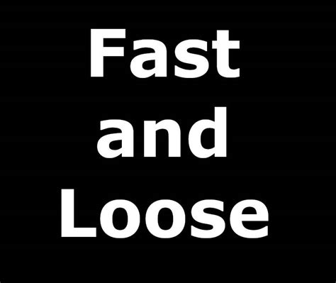 Fast And Loose Cbr