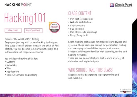 hackingpoint hacking 101 course pdf pdf computers technology