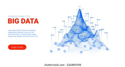 Artificial Intelligence Big Data Analysis Visualization เวกเตอร์สต็อก