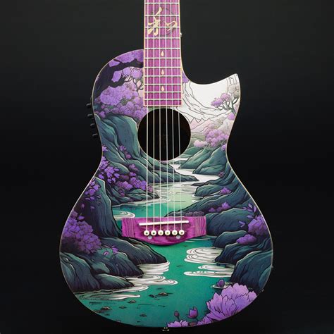 Lindo Koya Electric Guitar Graphic Art Finish