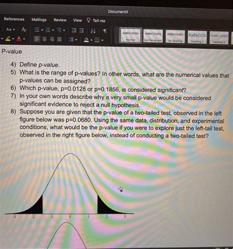 Solved Document References Mailings Review View Tell Me Aav Chegg