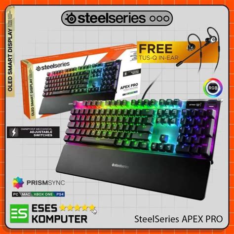 Jual Keyboard Steelseries Apex Pro Fullsize Rgb Oled Keyboard