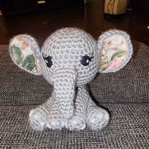 Pattern Elliot The Elphant Pdf Pattern In English Etsy