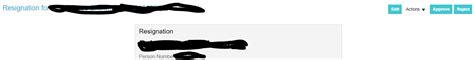 How To Hide Edit Option In Resignation Approval Workflow — Cloud