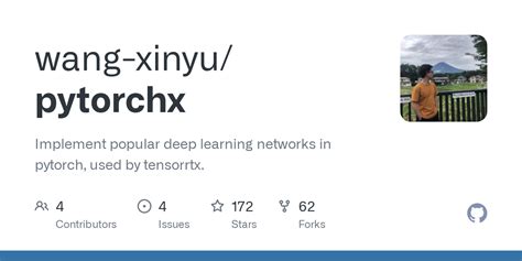 github wang xinyu pytorchx implement popular deep learning networks