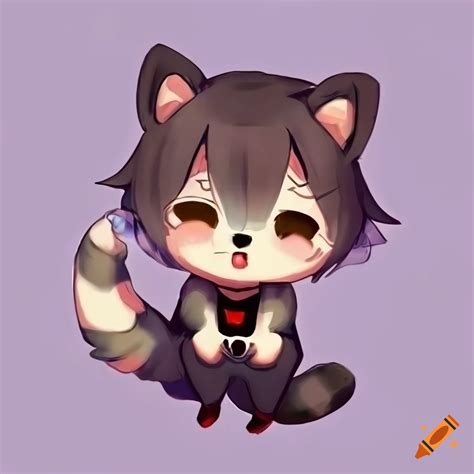 Anime Chibi Wolf Boy