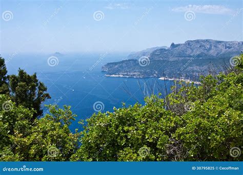 The Mediterranean Sea Stock Image Image Of Grass Vacation 30795825