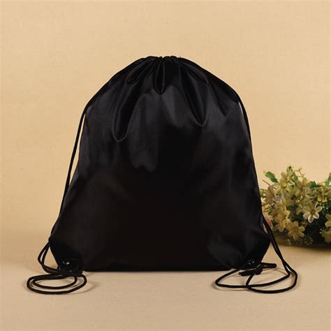 Drawstring Nylon Backpack Print And Pack