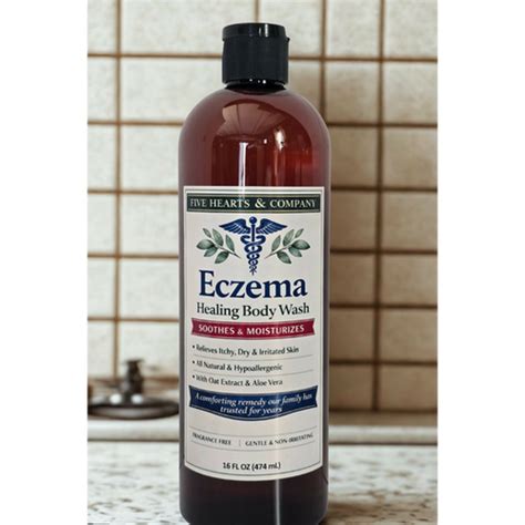Eczema Healing Body Wash 160 Fl Oz Five Hearts And Comp