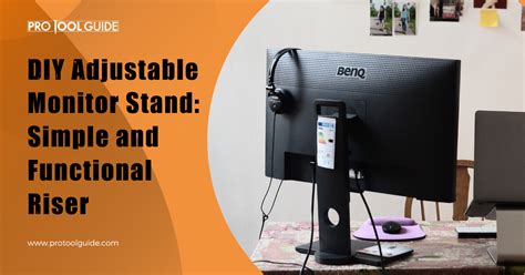 DIY Adjustable Monitor Stand Simple And Functional Riser