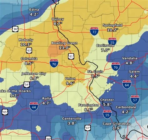 Snowfall Data By Zip Code