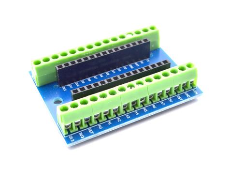 Shield Con Bornas De Entrada Y Salida Para Arduino Nano Formación