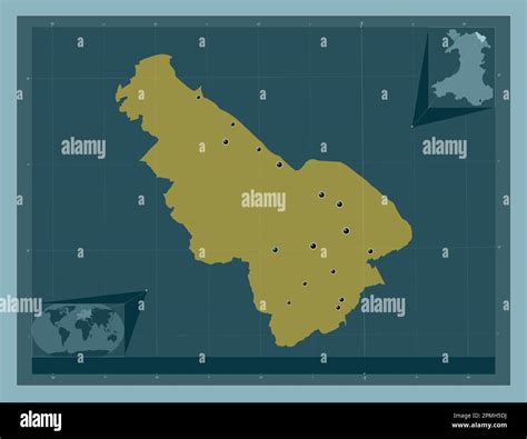 Flintshire Region Of Wales Great Britain Solid Color Shape