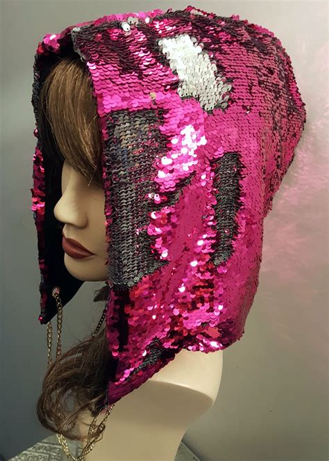 Sequin Hood 1942 Pink Nightshade Corsets