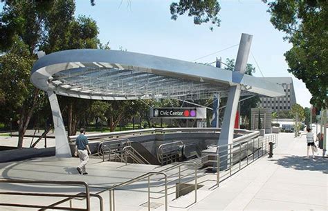 Metro Red Line Station Canopies Steven Casano Modern Subway