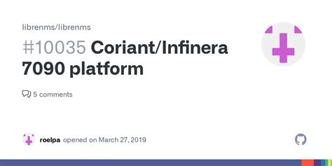 Coriant Infinera 7090 Platform Issue 10035 Librenms Librenms GitHub