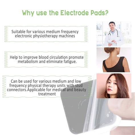 1020pcs Electrode Pads Gel For Tens Acupuncture Physiotherapy Machine