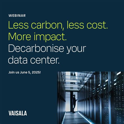 Data Center Decarbonization Vaisala