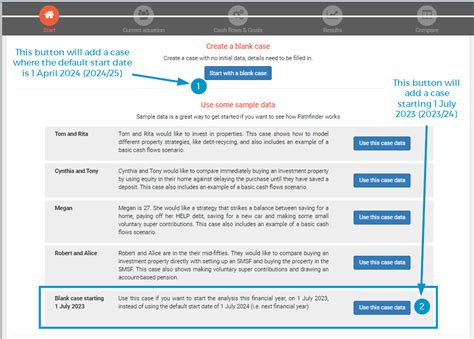 Default Start Date For Analysis Is Now 1 July 2024