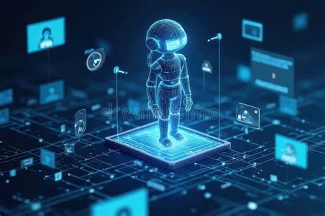 Ai Powered Chatbot Showcase Stock Illustration Illustration Of Assistant System 372674496