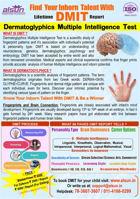 Dmit Pamphlet Brain Development Dermatoglyphics Multiple