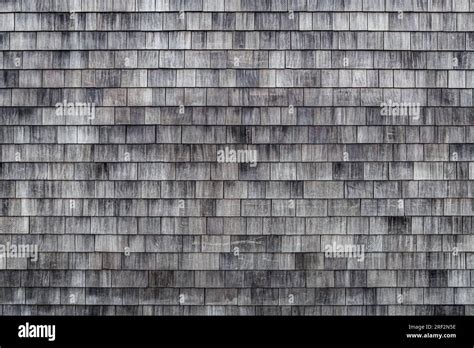 Weathered Wooden Shingles Background Cedar Shake Siding Pattern For