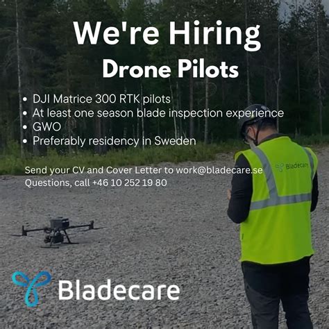 Bladecare Ab On Linkedin Attention All Drone Pilots Bladecare Ab Is