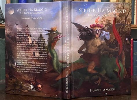 Sepher Ha Maggid The Book Of Asmodeus Maggi 1st 2017 Demonology