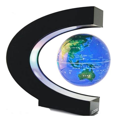 Flutuante Levitação Magnética Globe Ball Light Led World Map Parcelamento sem juros