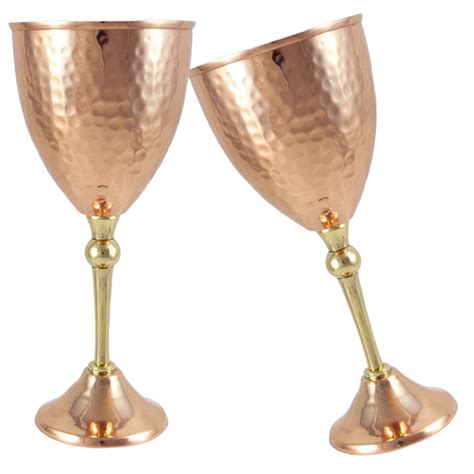 Pure Copper And Brass Goblet Chalices Wine Glasses At Best Price In Thane