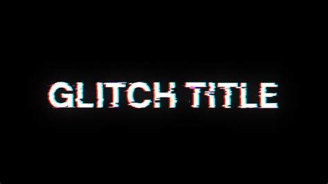Premium Photo 3d Rendering Glitch Title Text With Screen Effects Of