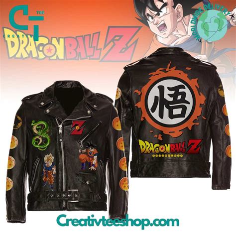 Dragon Ball Z Leather Jacket Creativteeshop