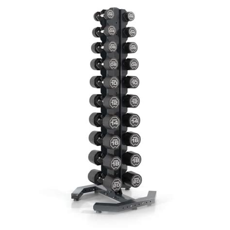 Nucleus Urethane Dumbbell Rack Set