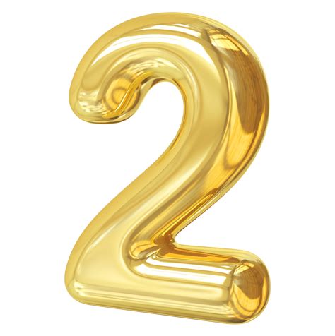 Ouro Número 2 11297540 Png