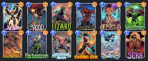 Marvel Snap Sera Decks