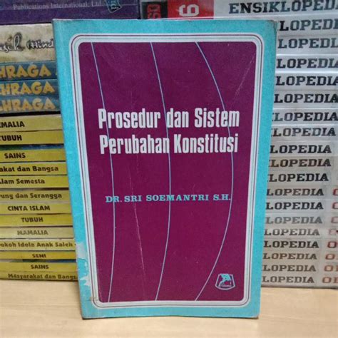 Jual Buku Original PROSEDUR DAN SISTEM PERUBAHAN KONSTITUSI Alumni